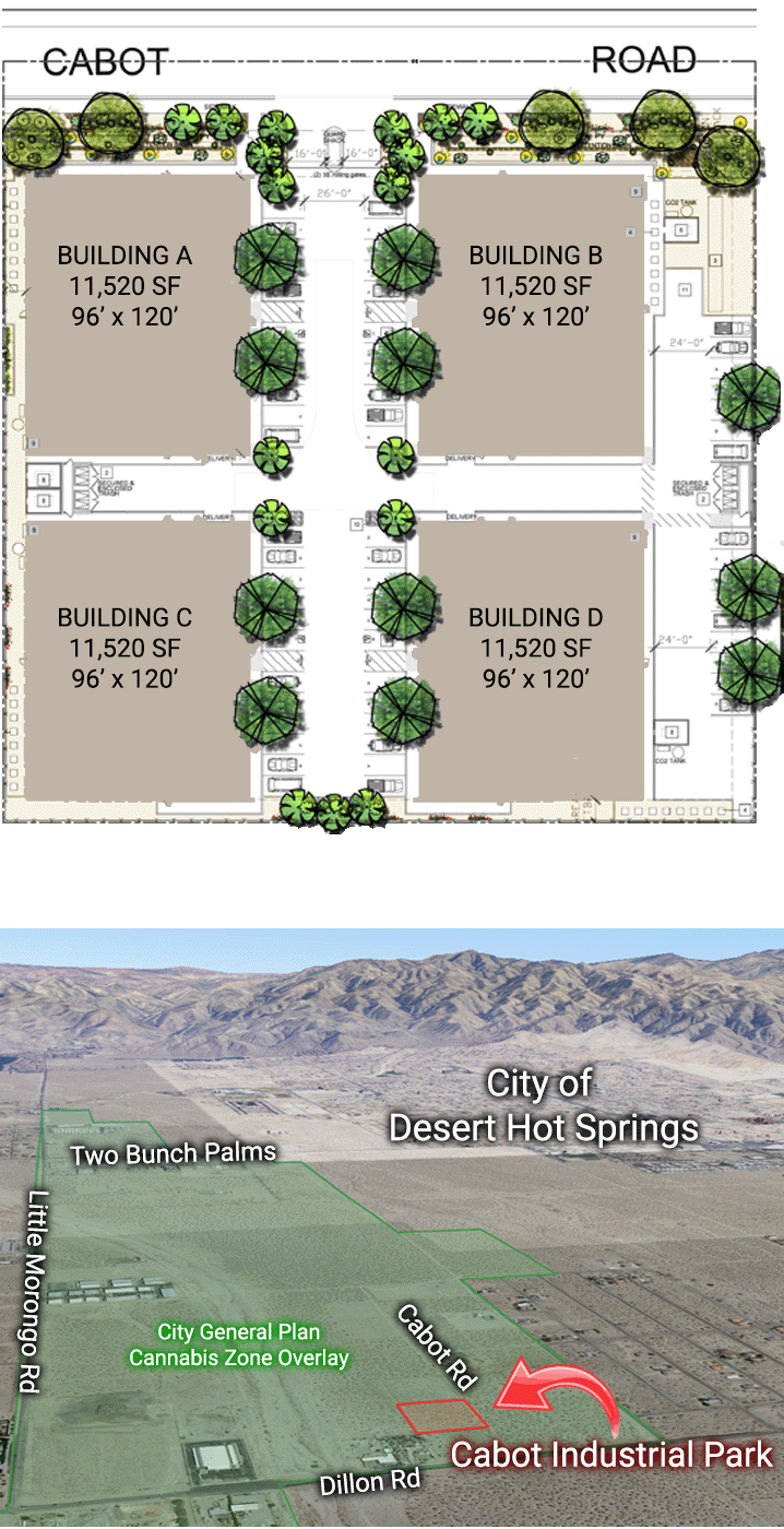Cannabis Land for Sale with CUP in Desert Hot Springs - Plantd Properties